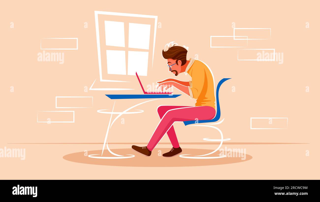 Sitting on the wall Stock Vector Images - Alamy