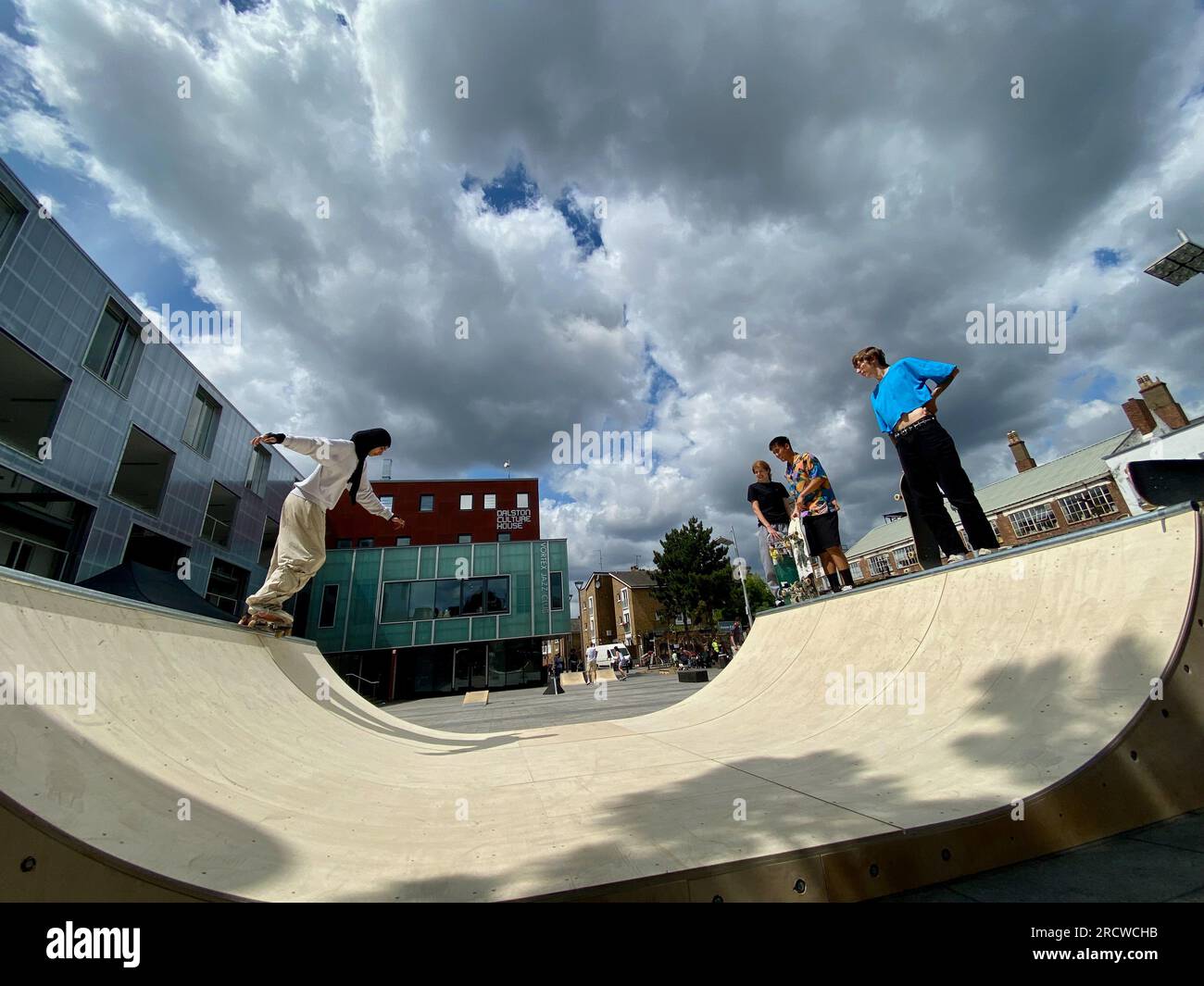 skateboarders at the skatepal organised skateboarding day in gillet ...