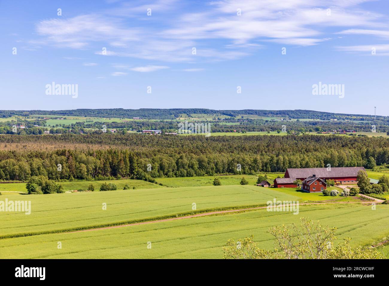 Aerial view barn hill hi-res stock photography and images - Alamy