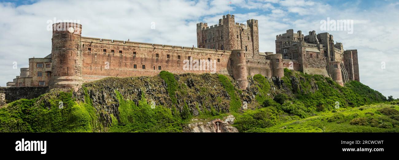 Bamburgh castle in Northumberland Stock Photo - Alamy