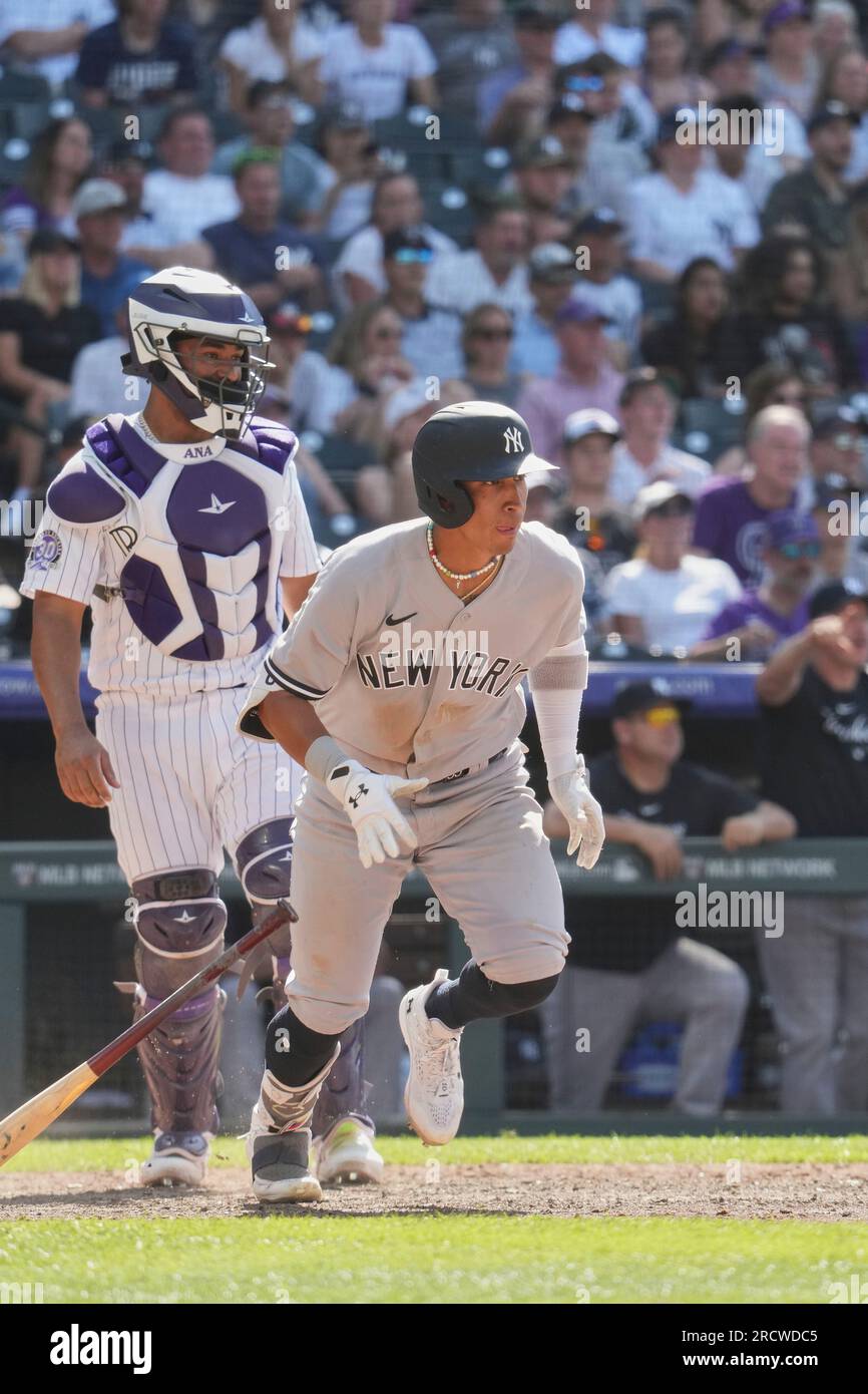 Denver, USA. 16th July, 2023. July 16 2023 New York right fielder ...