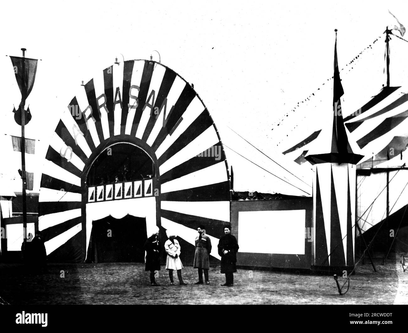 circus, Circus Sarrasani, circus tent, exterior view, circa 1930 ...