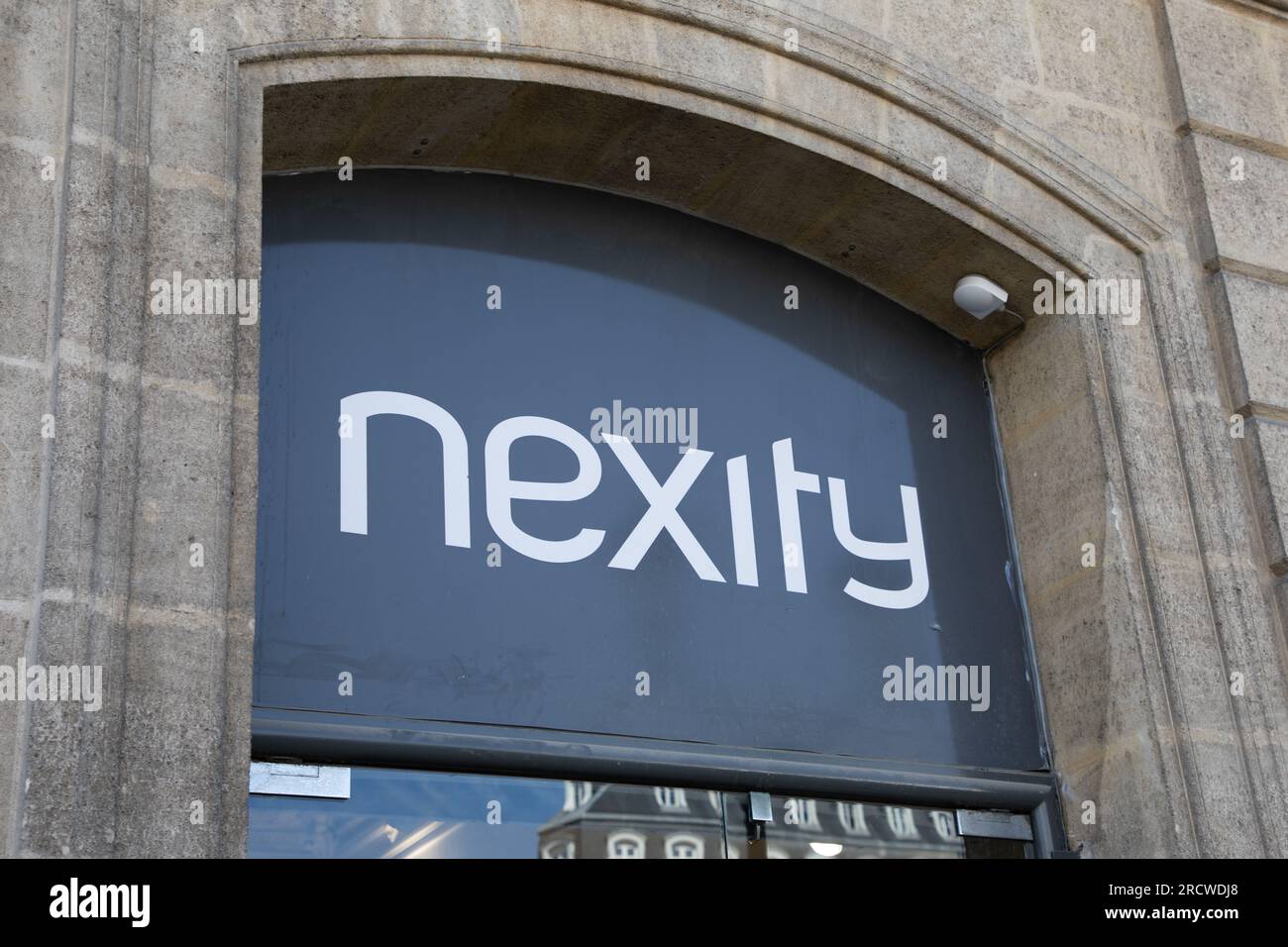 lyon France - 04 17 2023 : Nexity logo brand and text sign on building ...