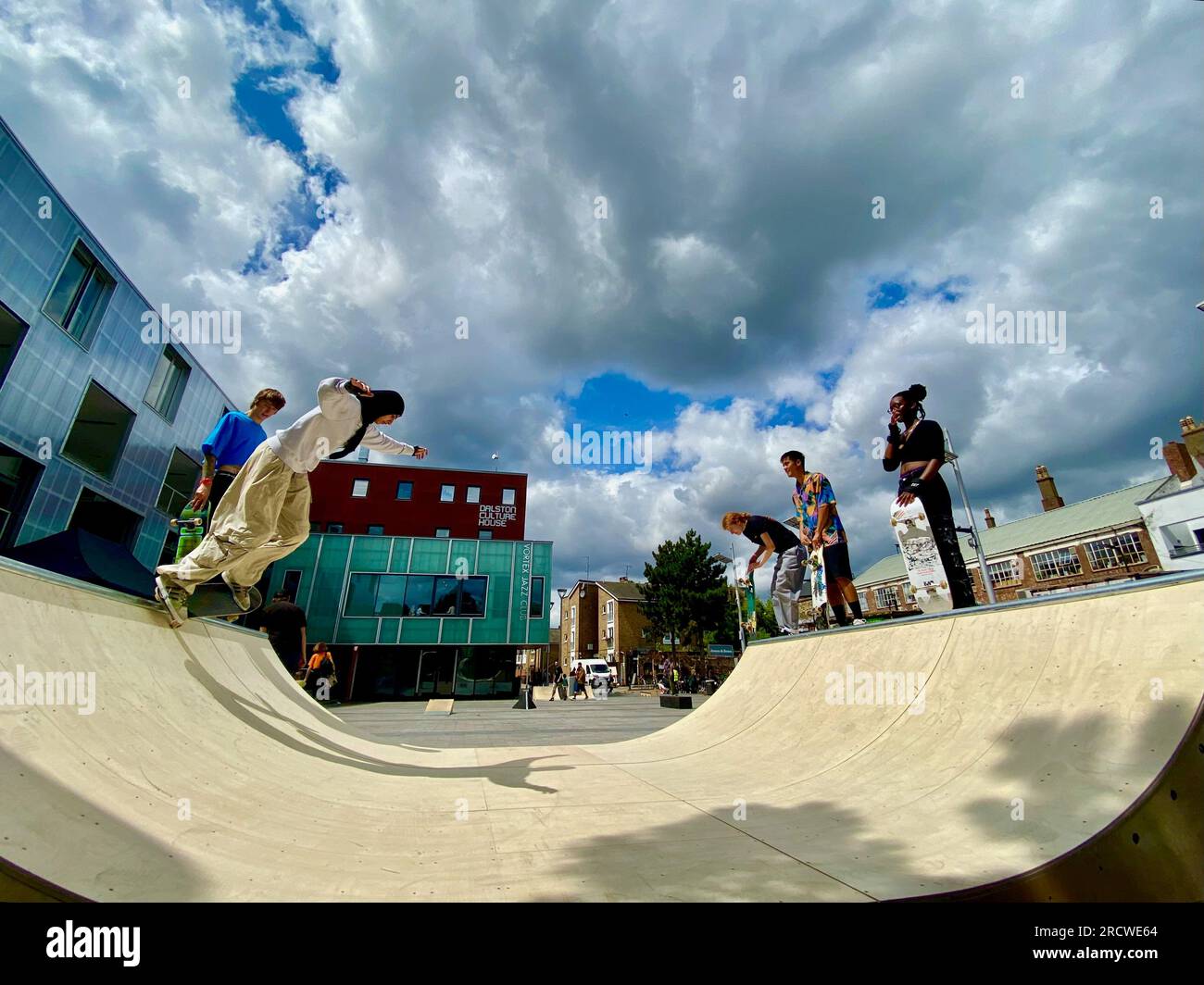 skateboarders at the skatepal organised skateboarding day in gillet ...