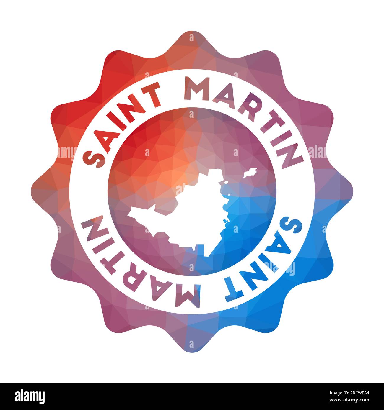 St martin map Stock Vector Images - Alamy