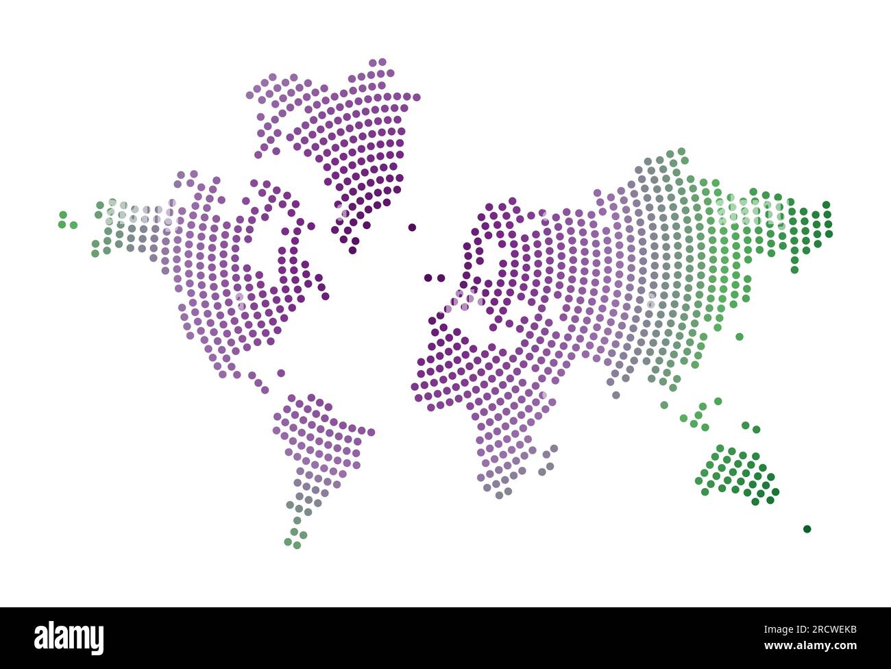 Dotted World Map Icon