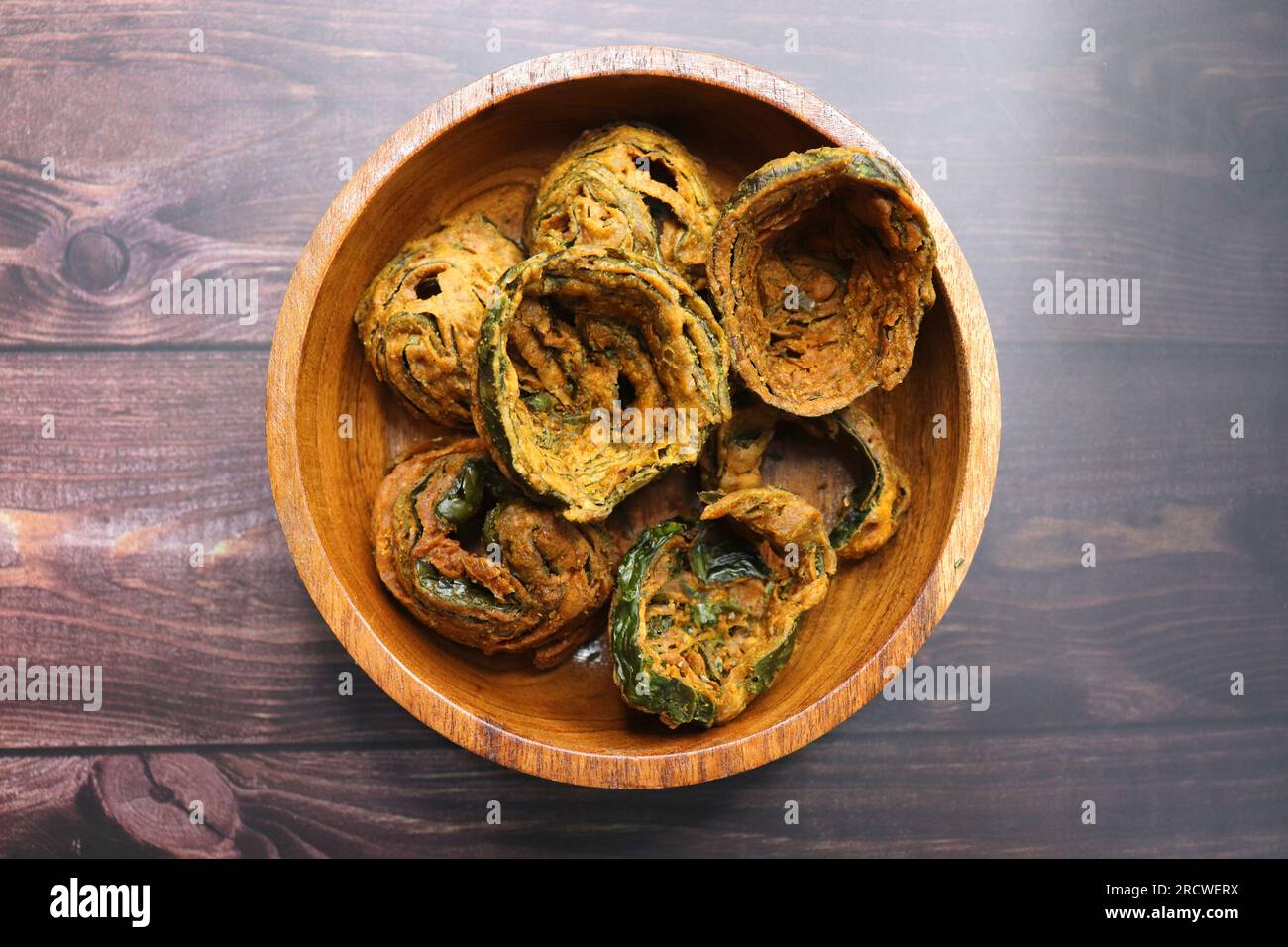 Dry Patra is an Indian dish made with colocasia leaves that are coated ...