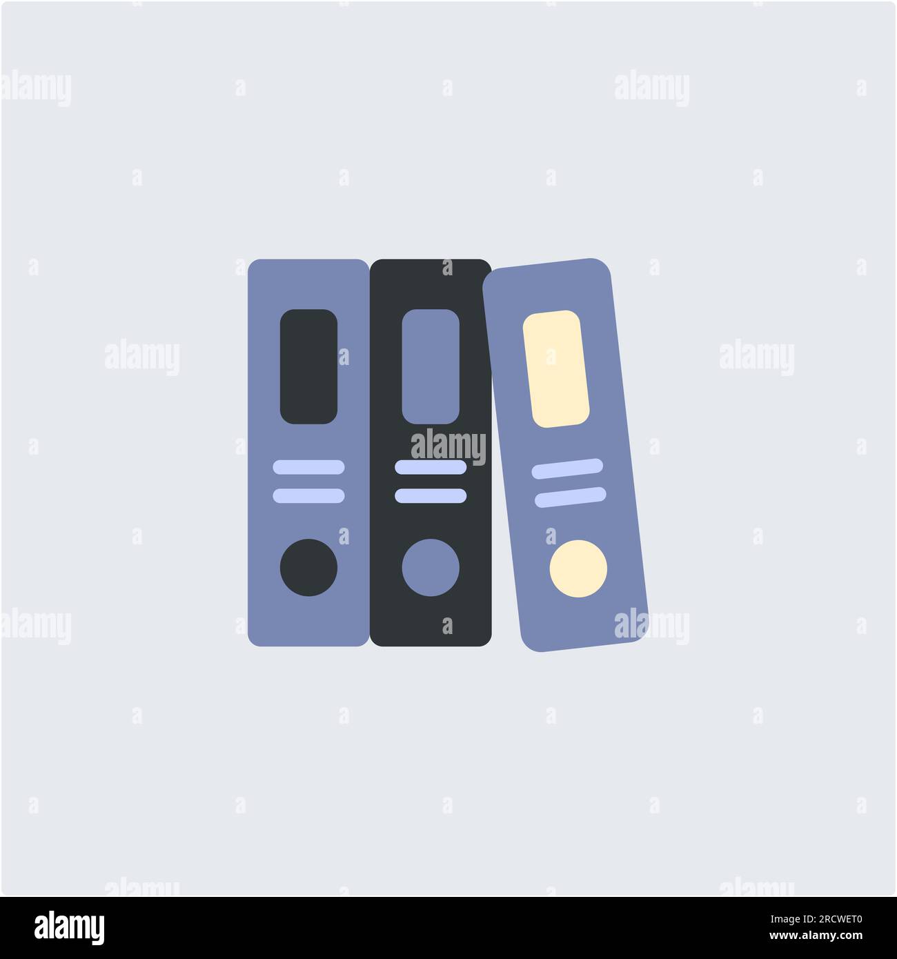 Managing Archive History with a Stackfolder System Stock Vector Image ...