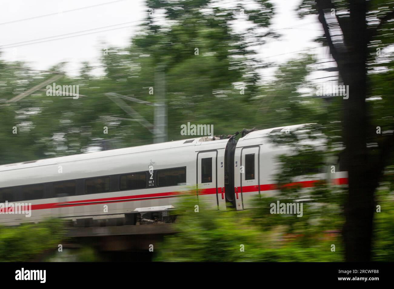 Berlin, Germany. 01st July, 2023. A Deutsche Bahn ICE high-speed train ...