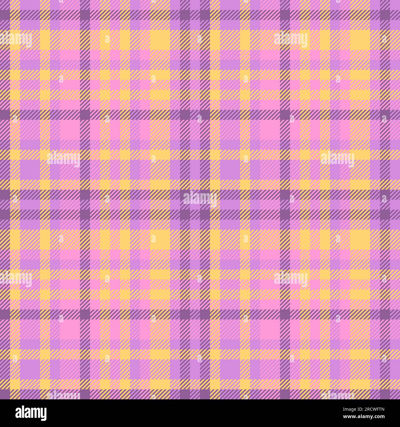 Vector pattern seamless of textile check texture with a plaid fabric ...