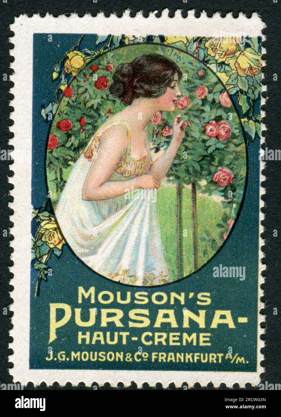Women cosmetic advertising poster 1900s hi-res stock photography and ...