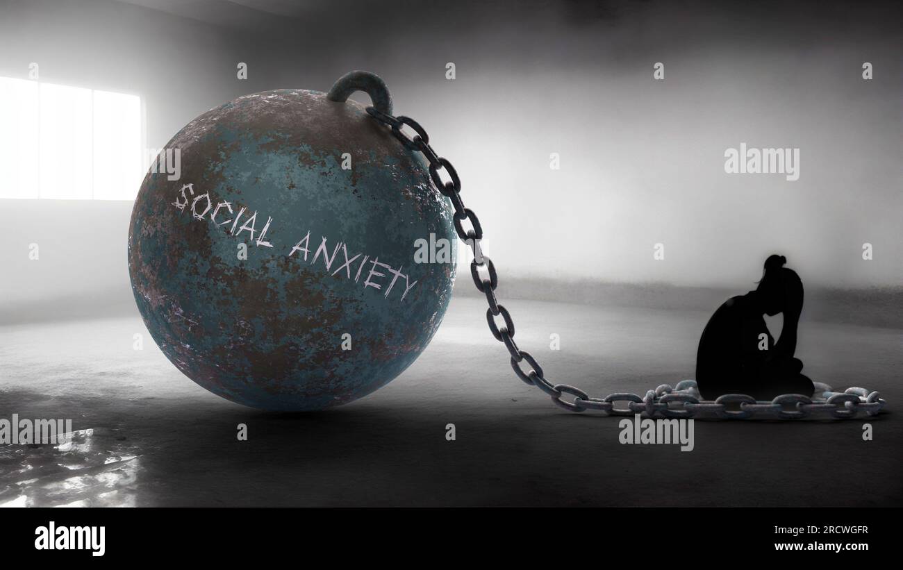 Social anxiety against a woman. Trapped in a hate prison, chained to a ...