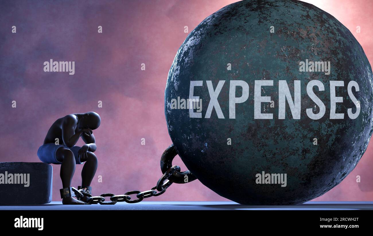 Expenses and painful human condition hi-res stock photography and ...