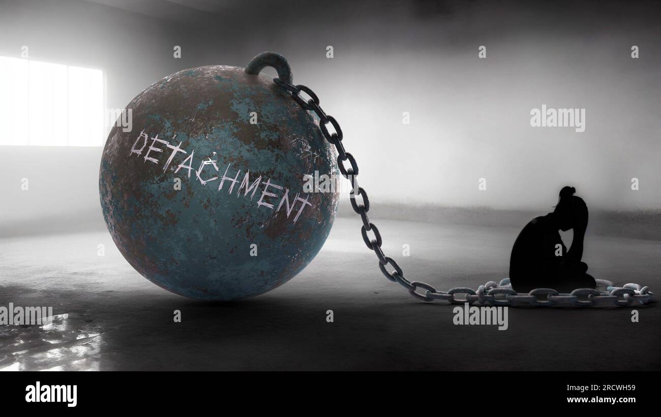 Detachment against a woman. Trapped in a hate prison, chained to a ...