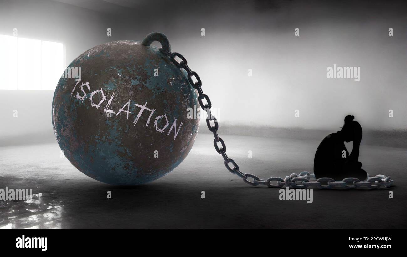 Isolation against a woman. Trapped in a hate prison, chained to a ...