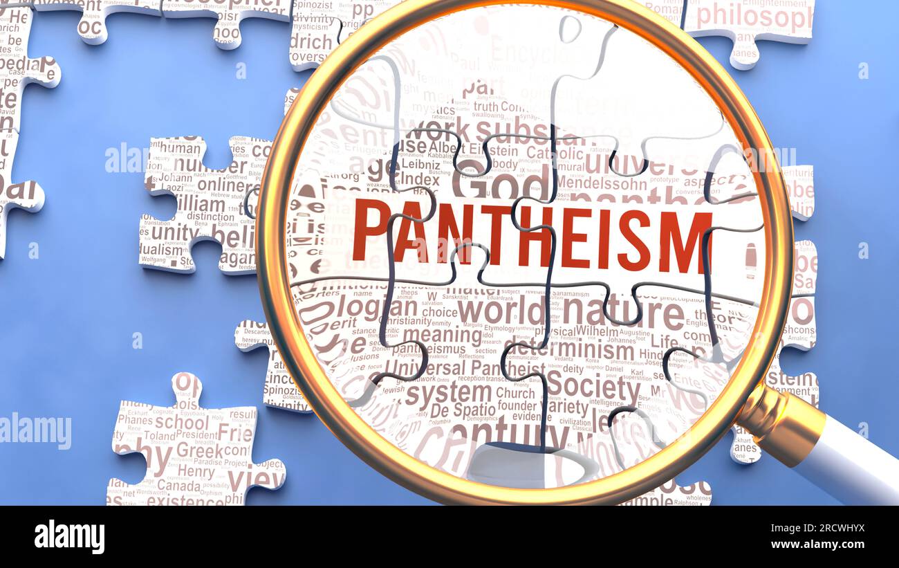 Pantheism being closely examined along with multiple vital concepts and ...