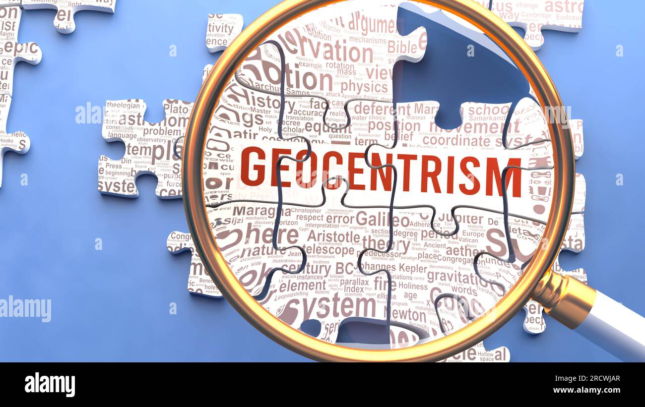 Geocentrism being closely examined along with multiple vital concepts ...