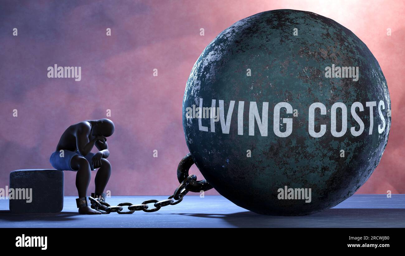 Living costs - a gigantic and unmovable weight chained to a vulnerable ...