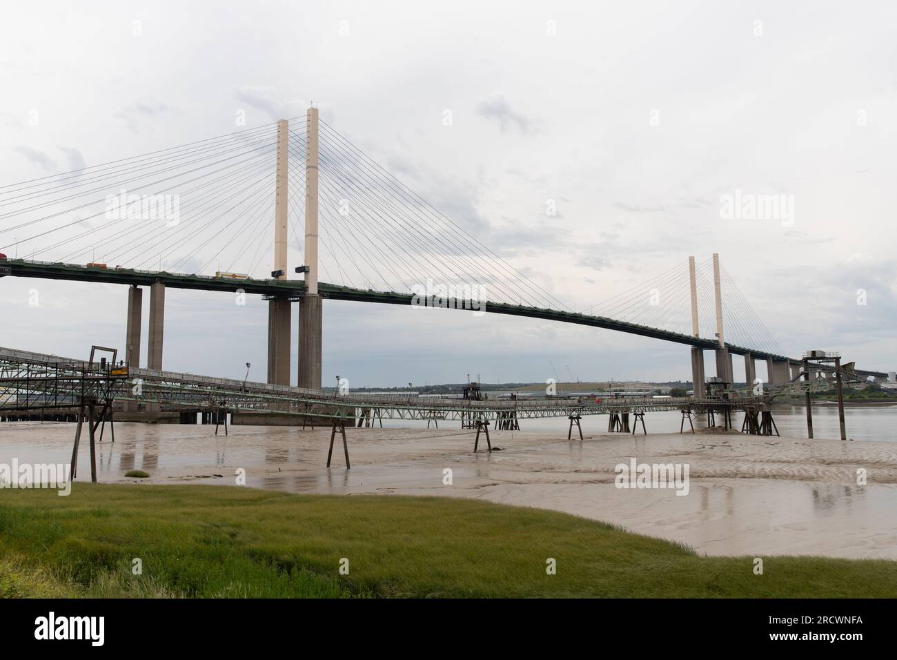 The Queen Elizabeth II Bridge / Dartford Crossing, connecting Dartford ...