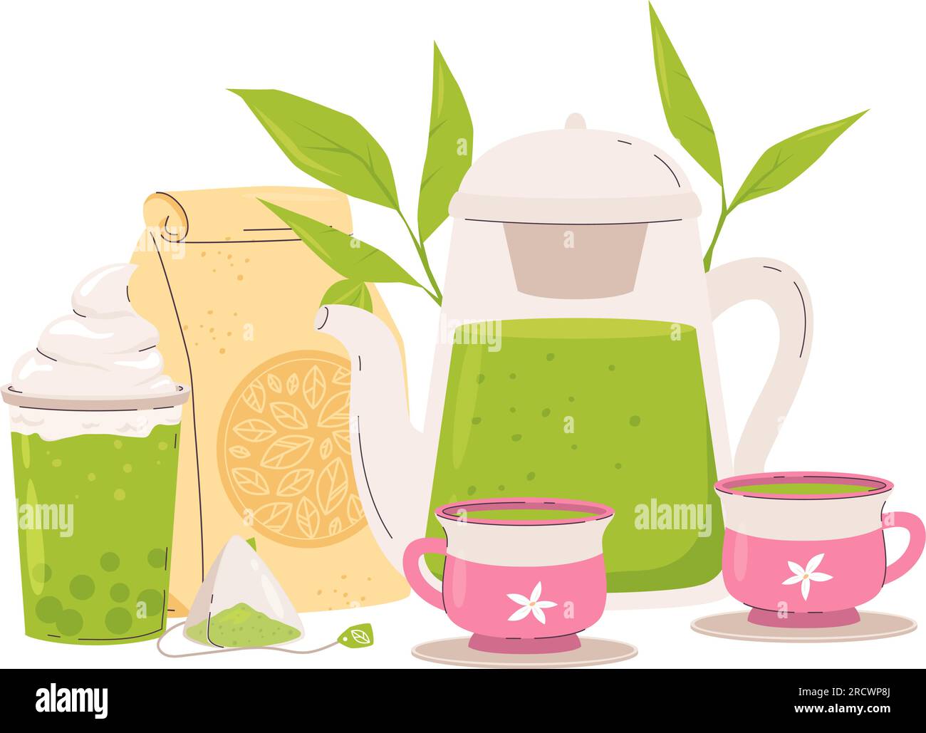 Cartoon tea pot hi-res stock photography and images - Alamy