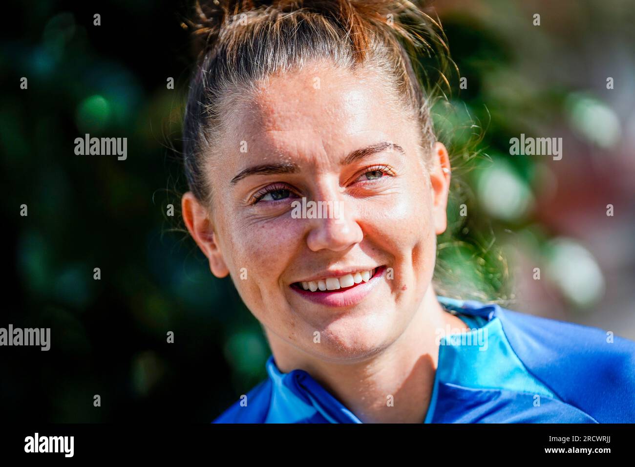Auckland, New Zealand 20230717.Norway's Vilde Boe Risa during a press ...