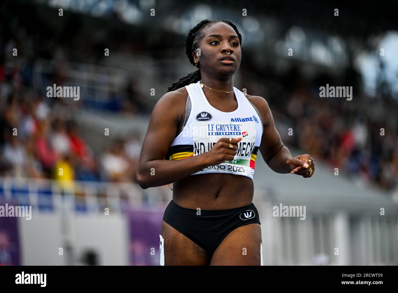 Espoo, Finland. 14th July, 2023. Yanla Ndjip Nyemeck pictured in action ...