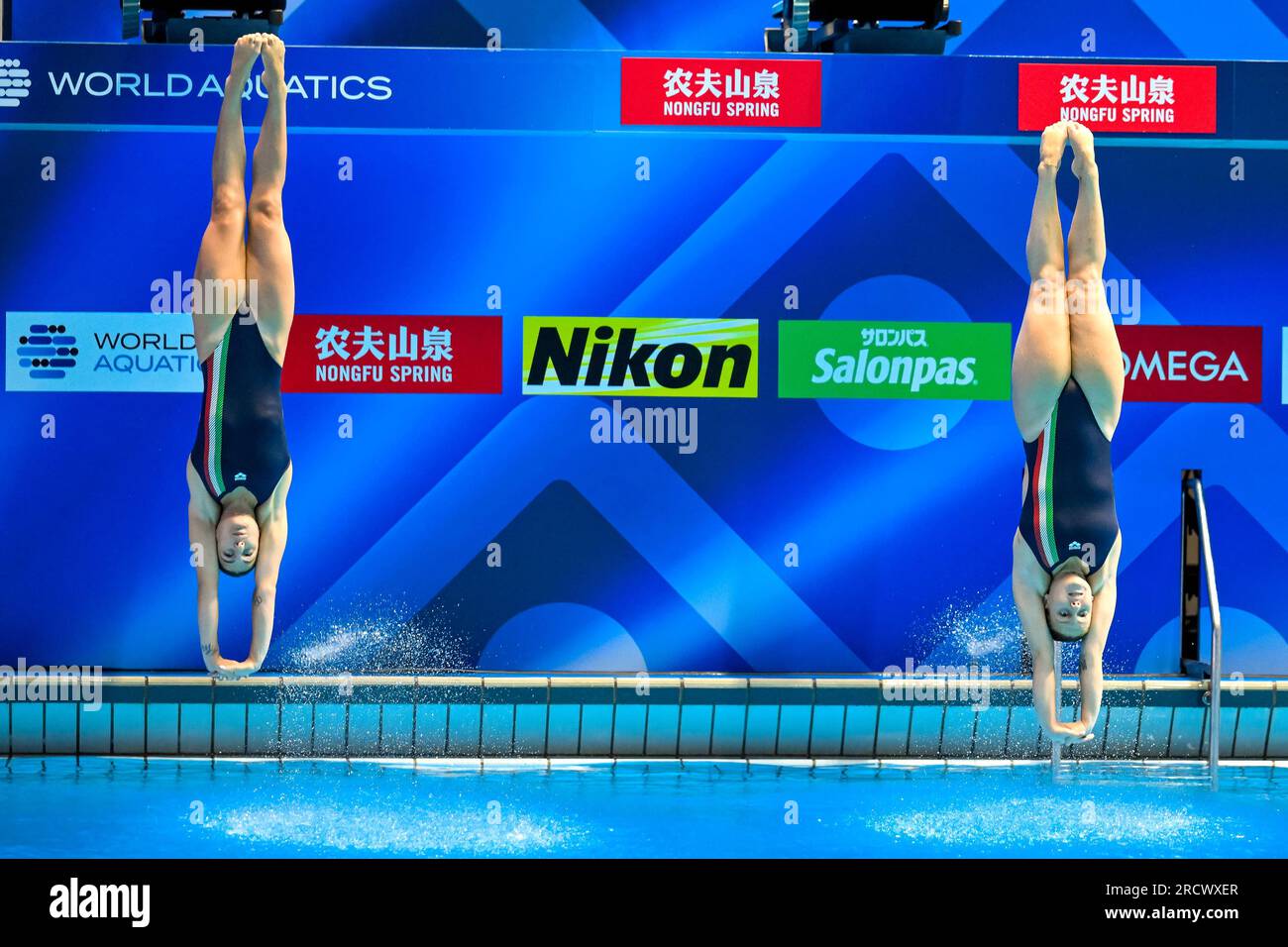 3m springboard synchro women final hi-res stock photography and images ...
