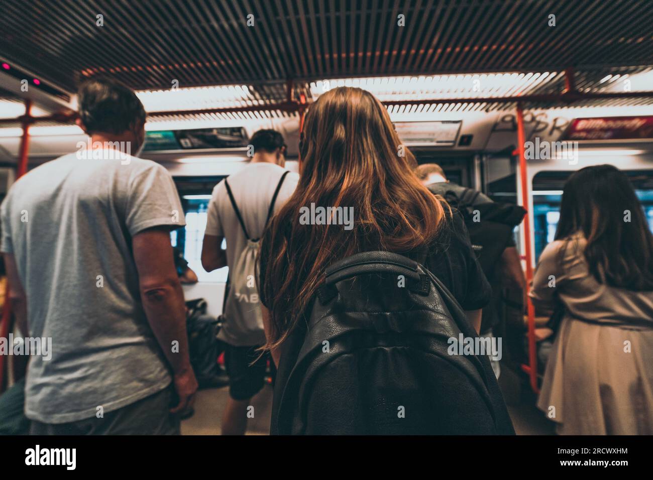 Group of people seen from behind hi-res stock photography and images ...