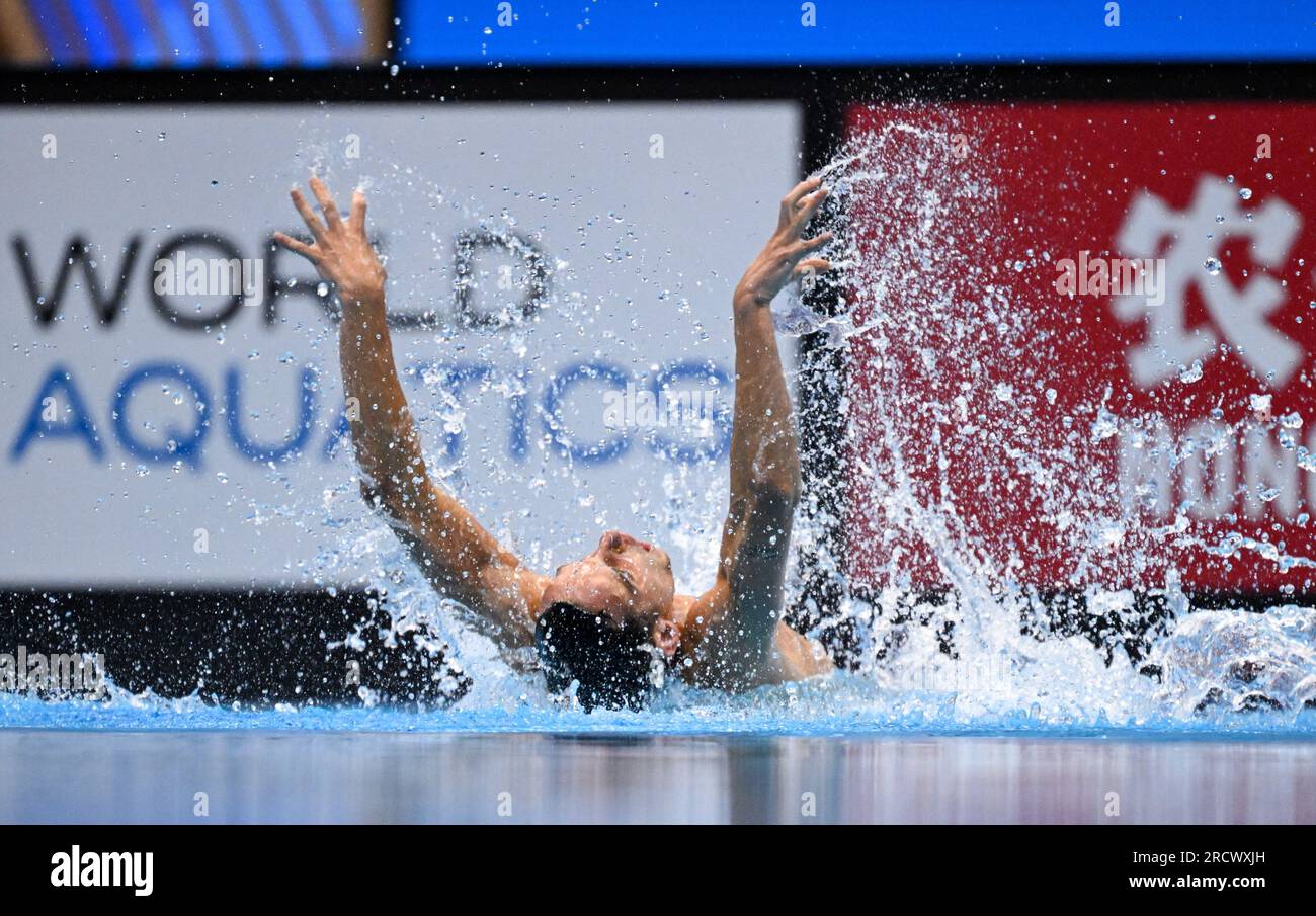 Fukuoka, Japan. 17th July, 2023. Fernando Diaz del Rio Soto of Spain ...