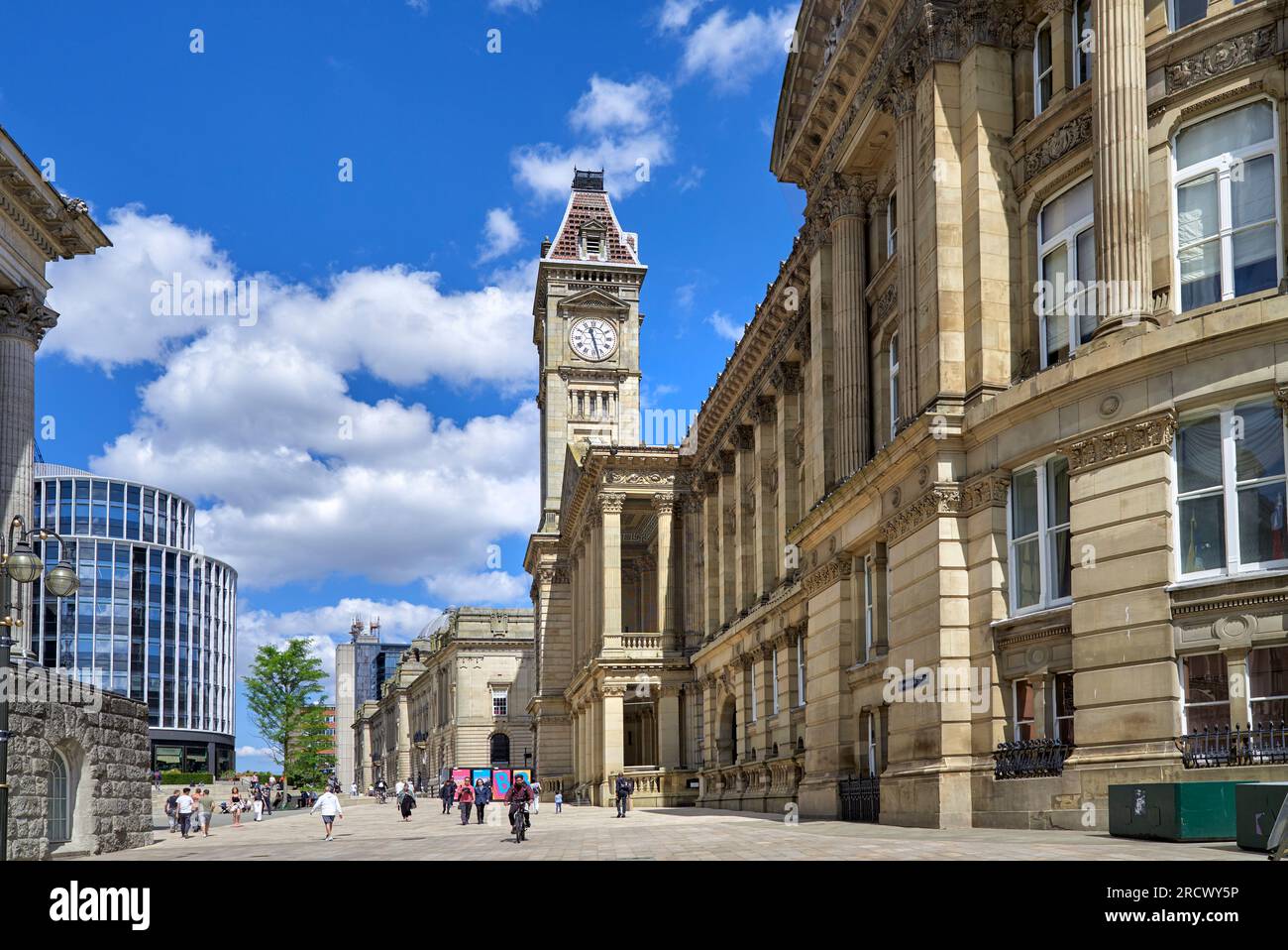 Museum and Art Gallery Birmingham, and Clock Tower, Chamberlain Square ...