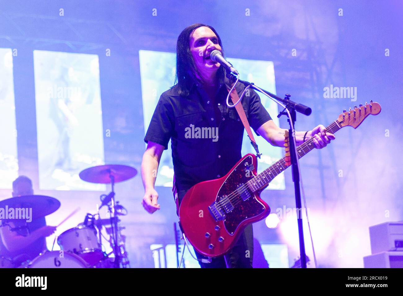 Brian Molko (Placebo Stock Photo - Alamy