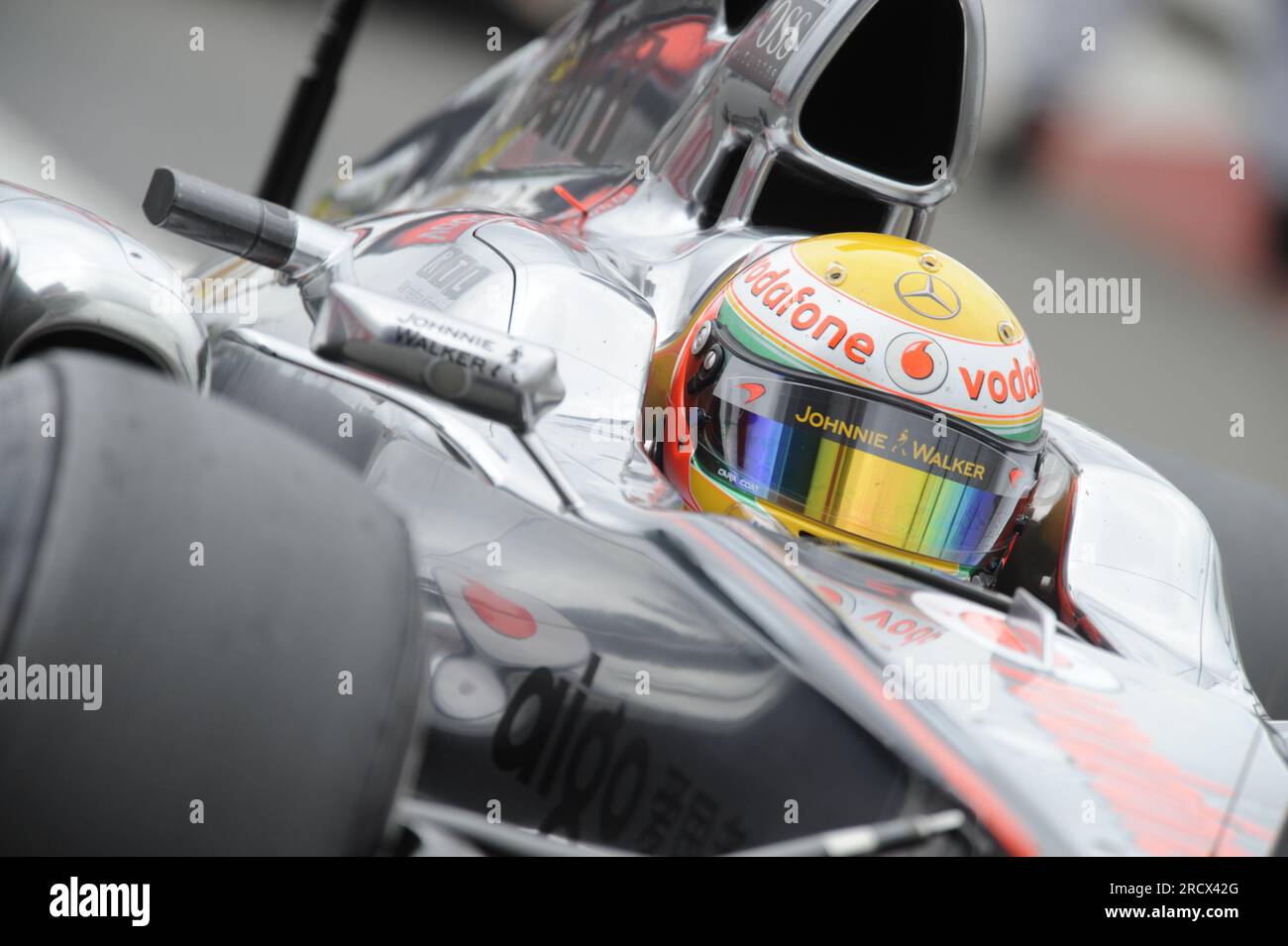 Lewis Hamilton (McLaren) Aktion Formula One World Championship German ...