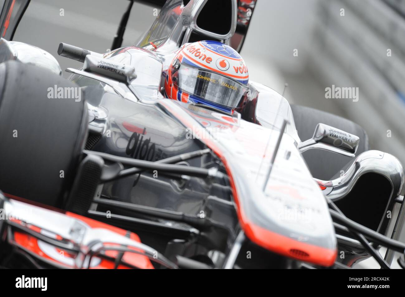 Jenson Button (McLaren) Aktion Formula One World Championship German ...
