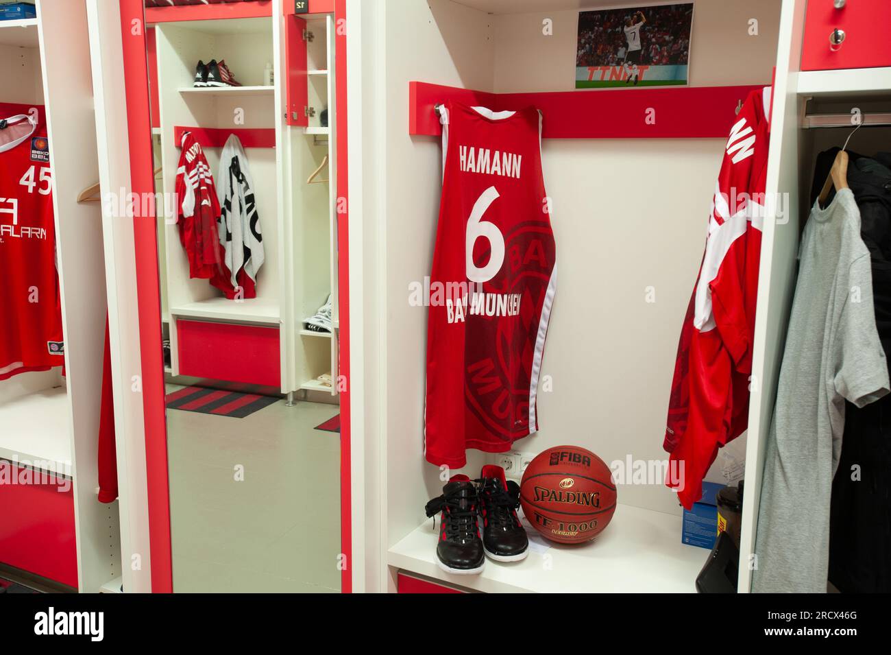 Mannschaftskabine, Kabine, Bayern Basketball Bundesliga FC Bayern ...