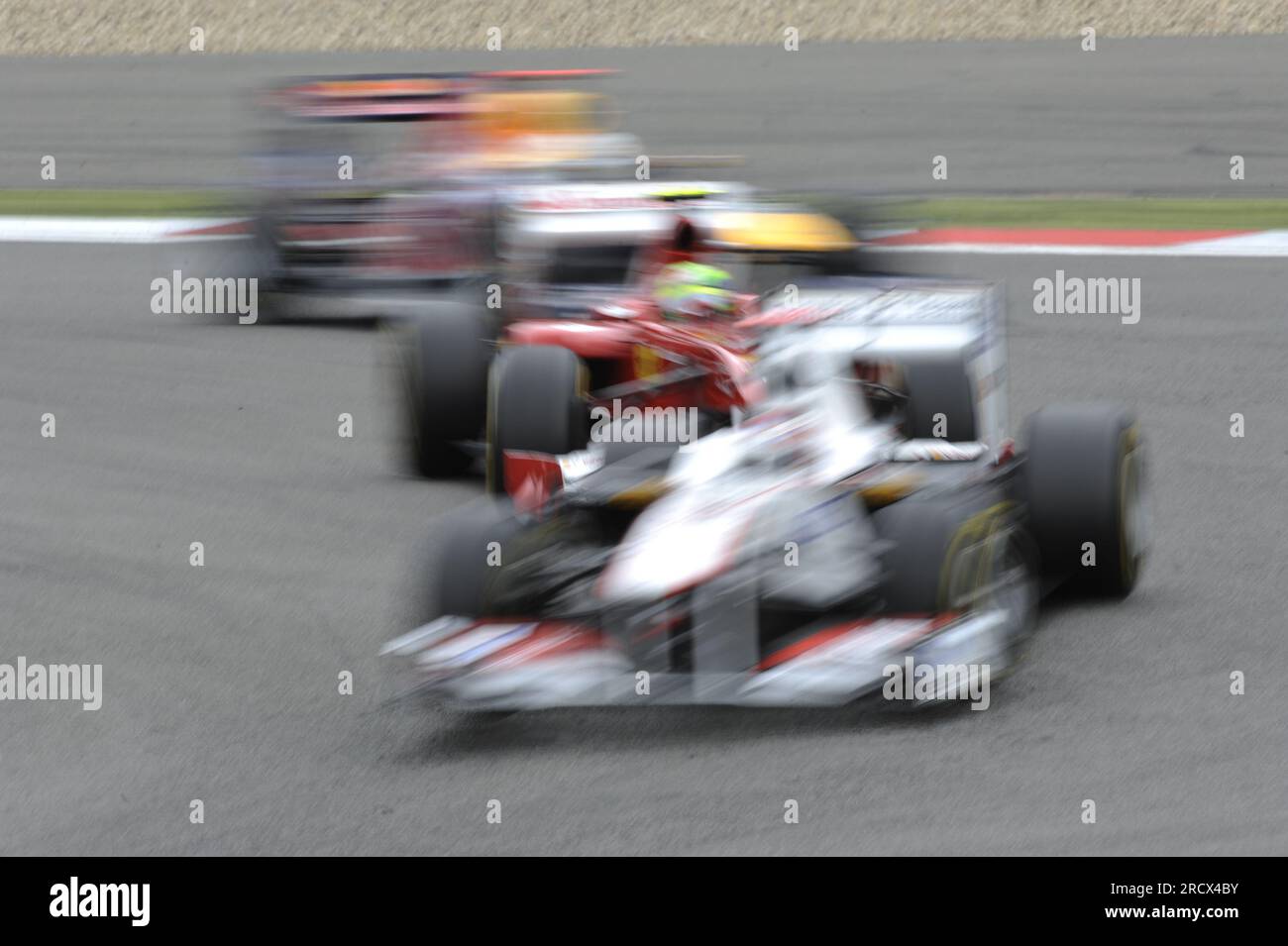 Formel 1 Rennwagen in Aktion Formula One World Championship German ...