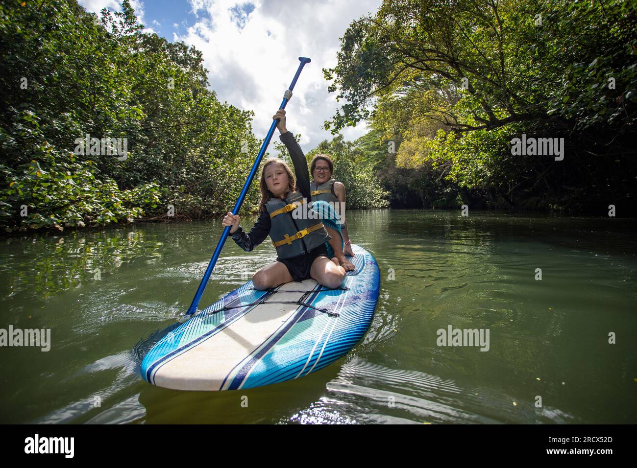 Female paddling hi-res stock photography and images - Alamy