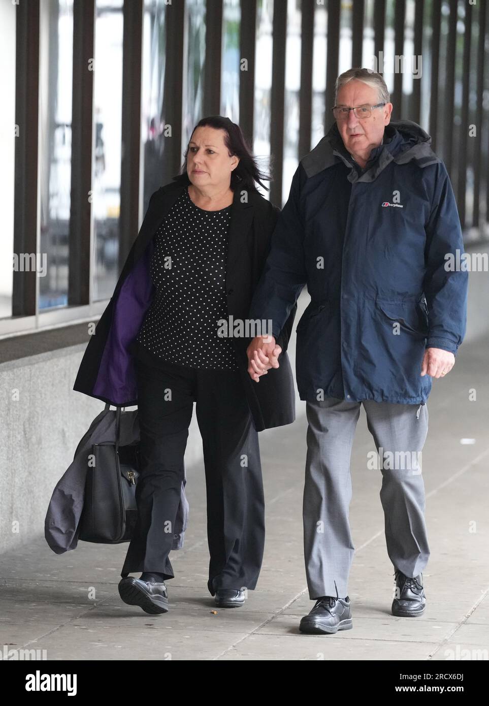 John and Susan Letby, the parents of nurse Lucy Letby arrive at ...