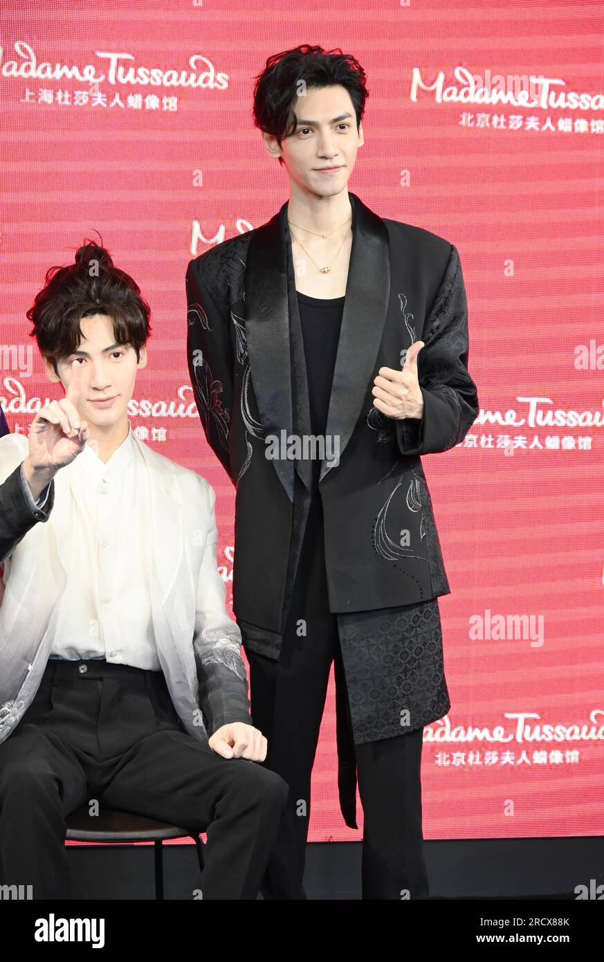 Chinese actor, singer and dancer Luo Yunxi unveils his wax likeness at ...