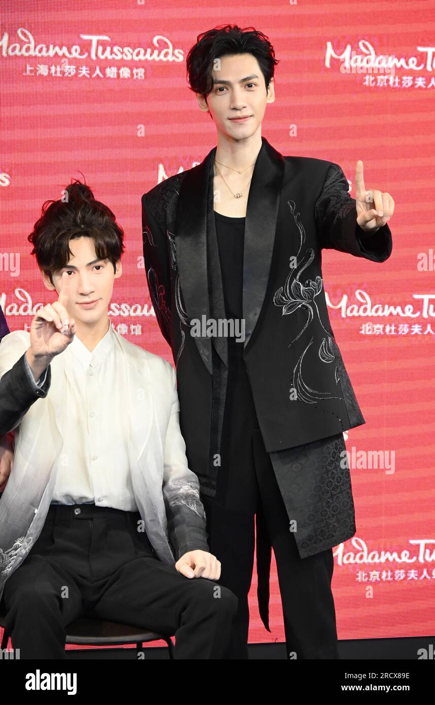 Chinese actor, singer and dancer Luo Yunxi unveils his wax likeness at ...