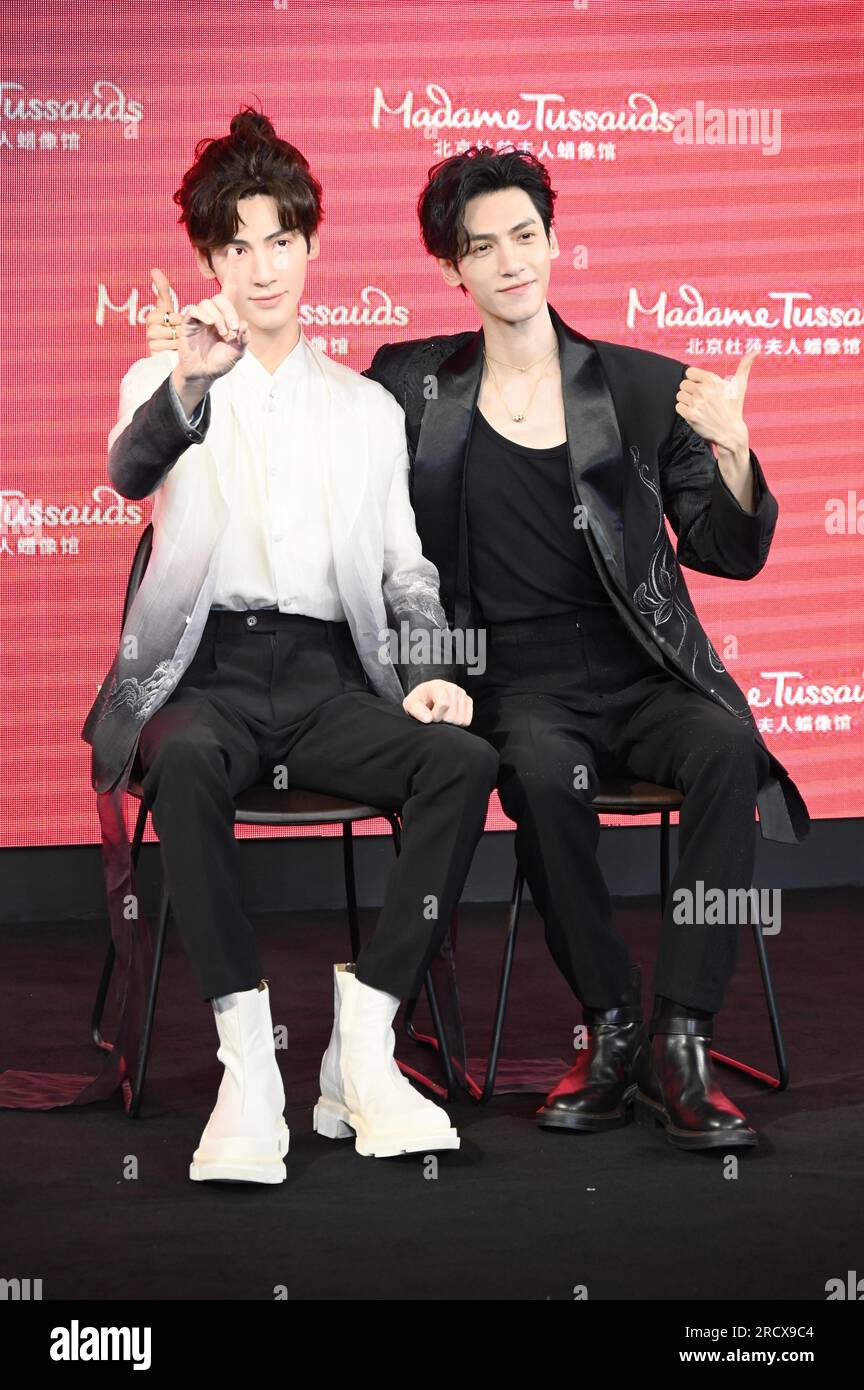 Chinese actor, singer and dancer Luo Yunxi unveils his wax likeness at ...
