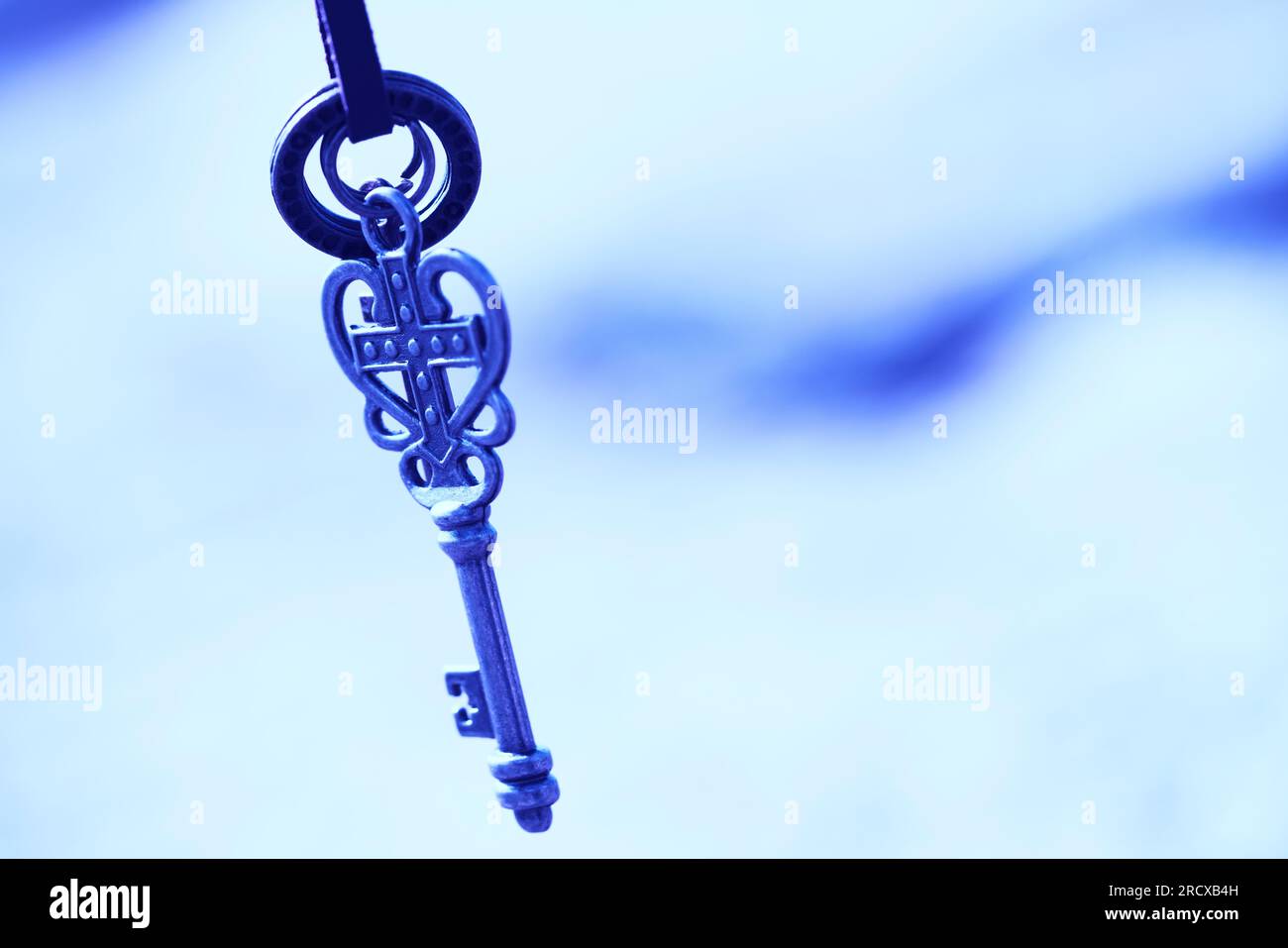 Low opacity of Vintage Key concept for background and inspiraiton Stock ...