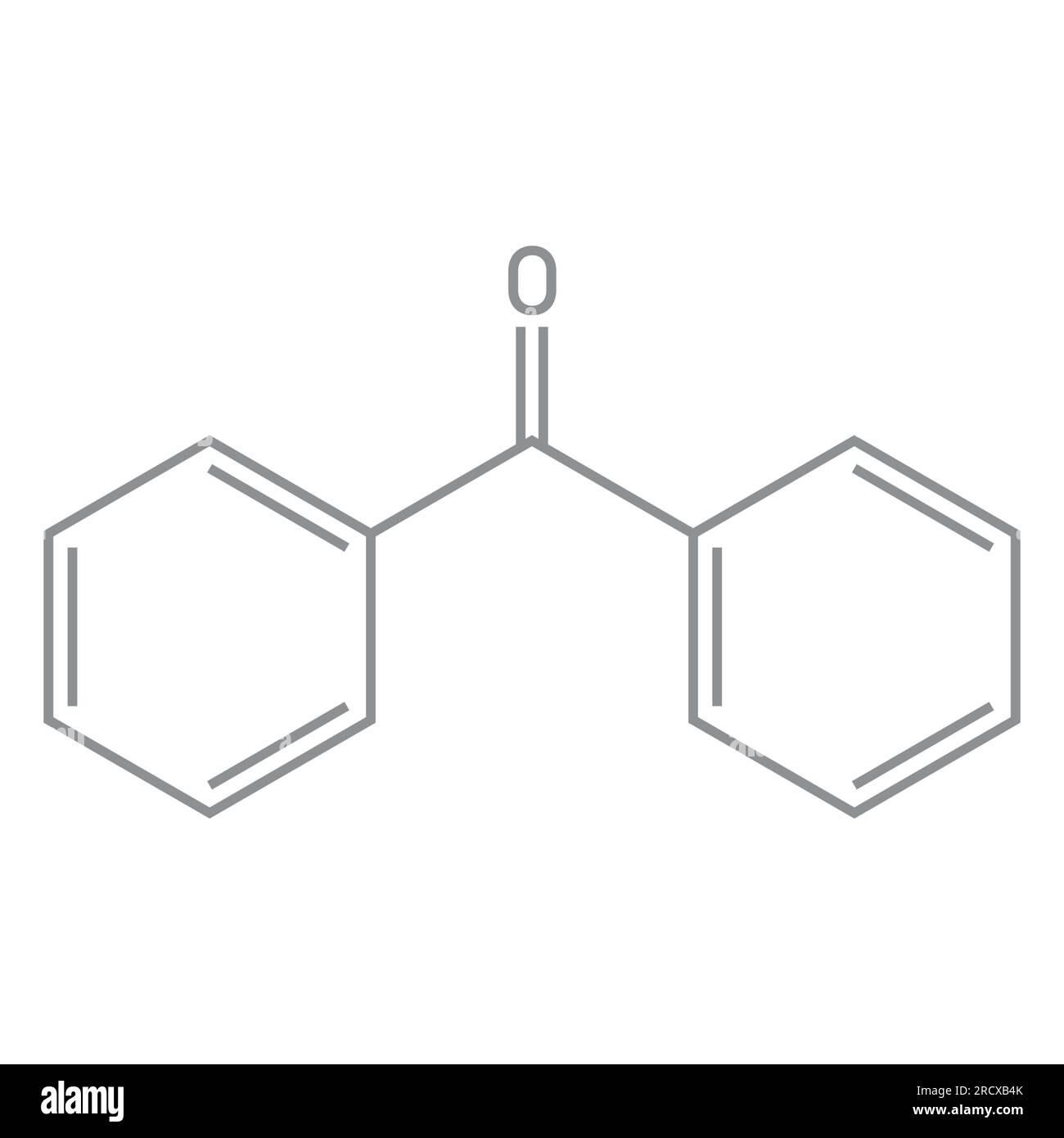 Chemical structure of benzophenone (C13H10O). Chemical resources for ...