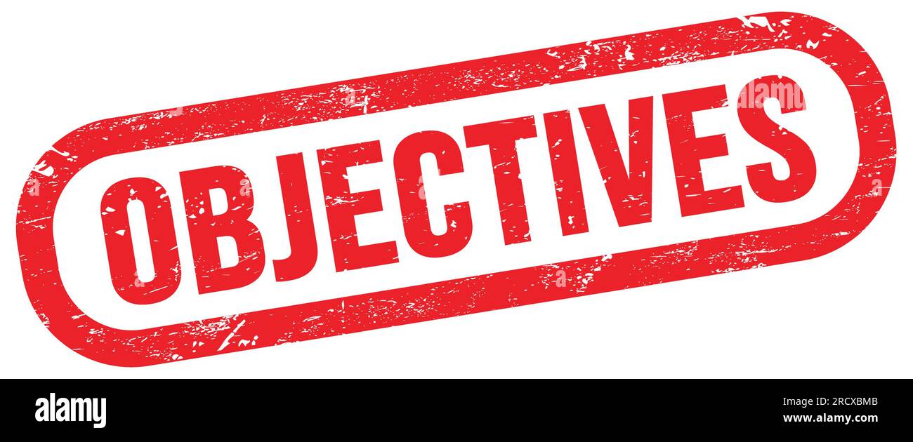 Objectives stamp hi-res stock photography and images - Alamy