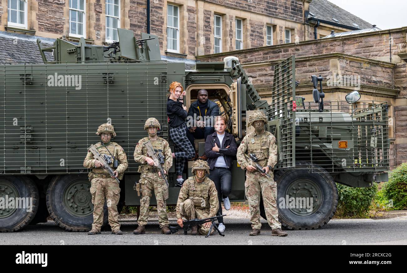 Redford Barracks, Edinburgh, Scotland, UK, 17 July 2023. Army at the ...