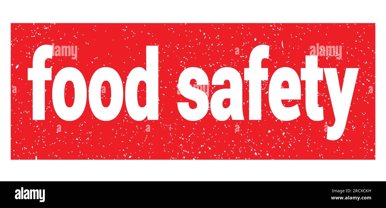 Food safety stamp sign hi-res stock photography and images - Alamy