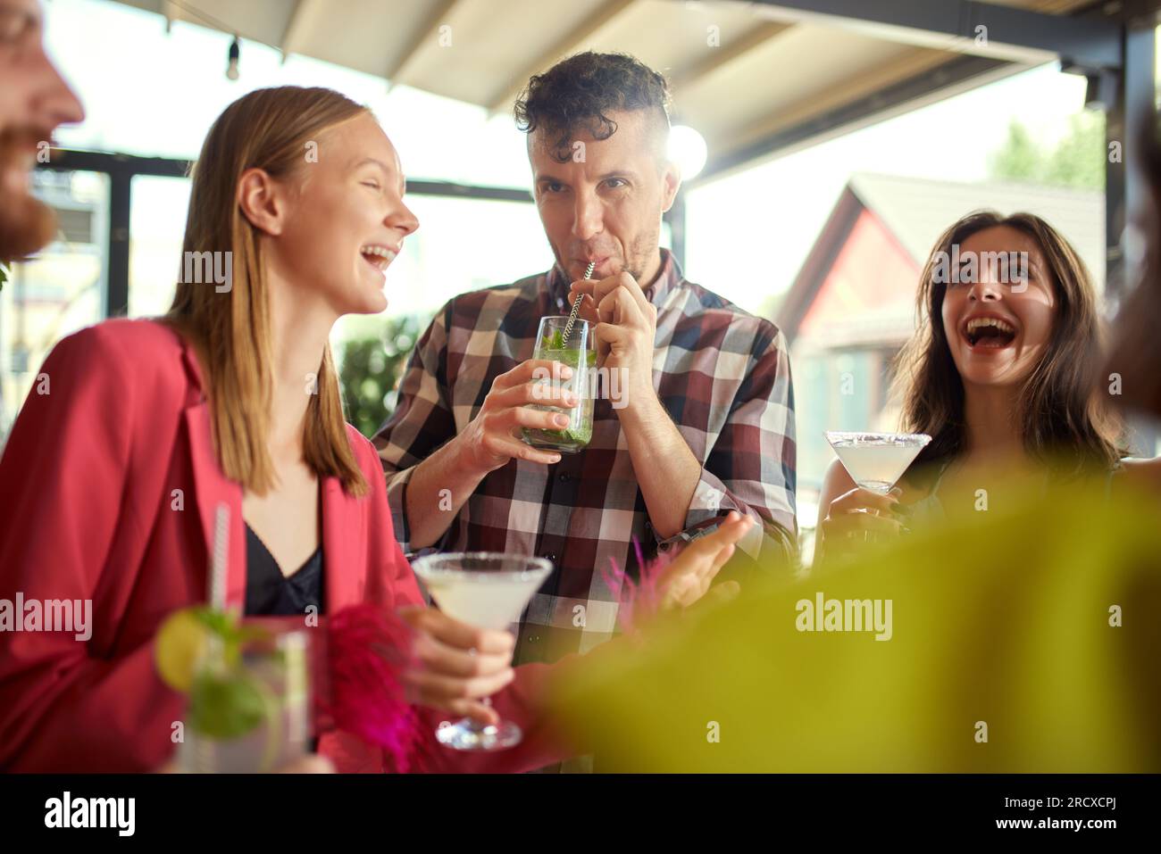 Images Of People Having Cocktails And Conversation