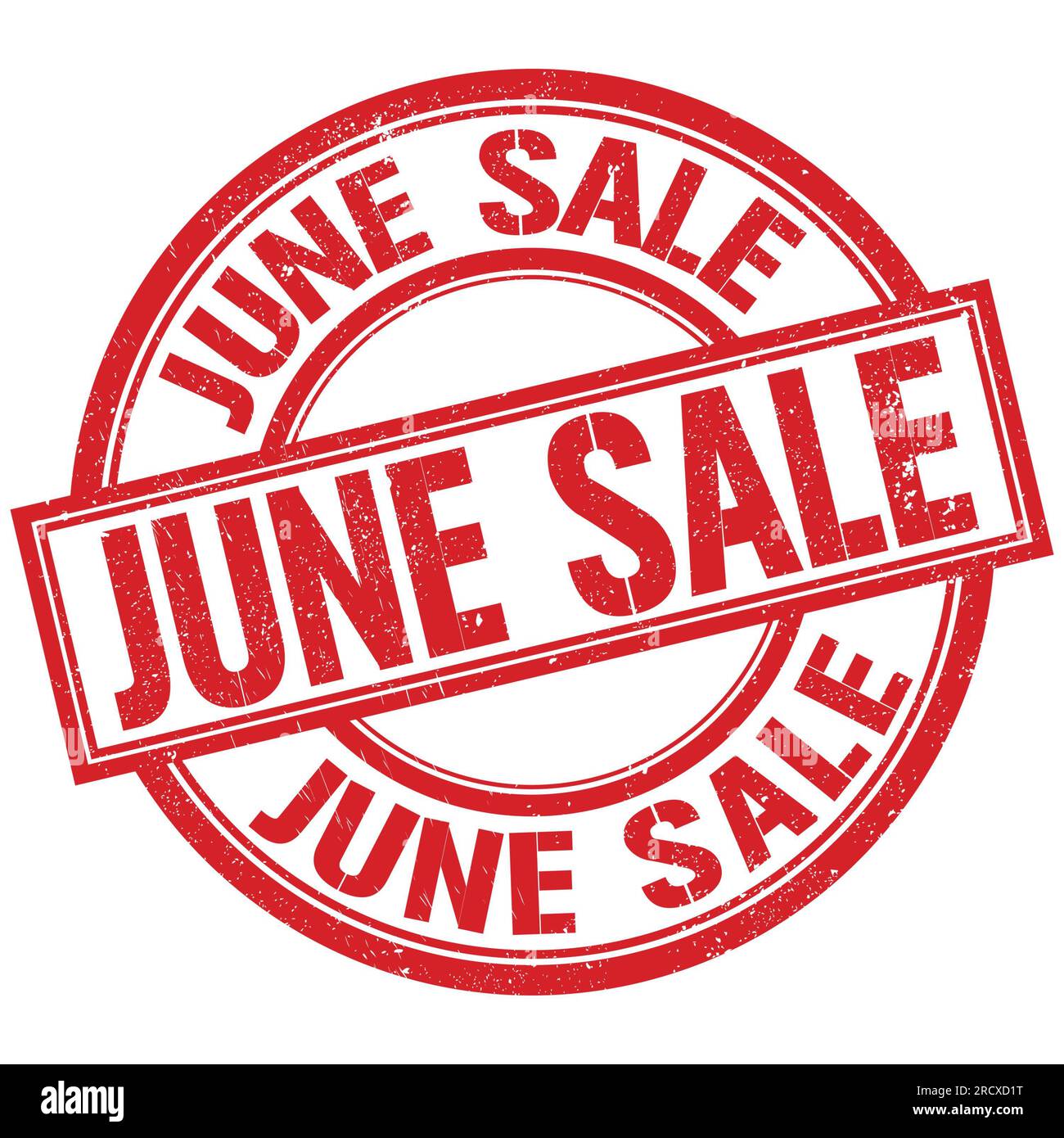 JUNE SALE text written word on red round stamp sign Stock Photo - Alamy