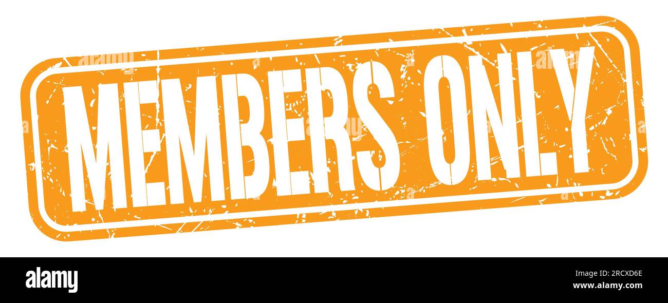 Members only sign Cut Out Stock Images & Pictures - Alamy