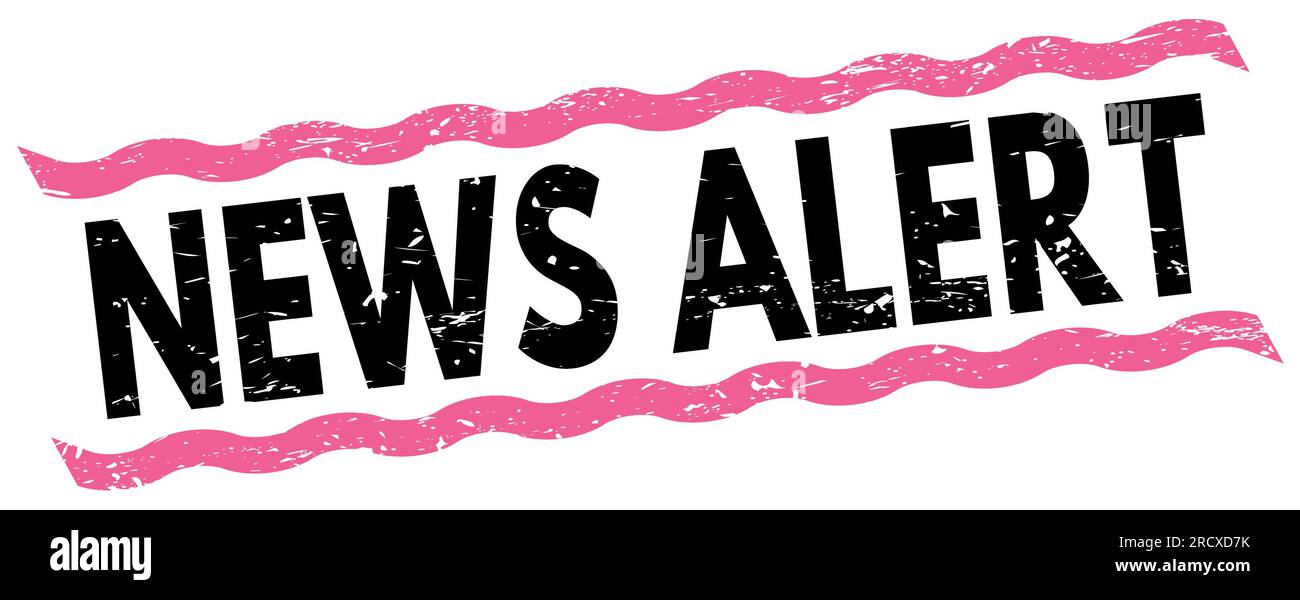 News alert text written Cut Out Stock Images & Pictures - Alamy