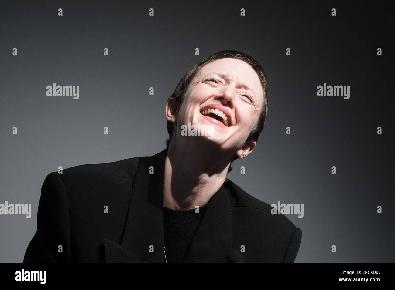Andrea Riseborough photographed during Mark Kermode Live in 3D at Bfi ...
